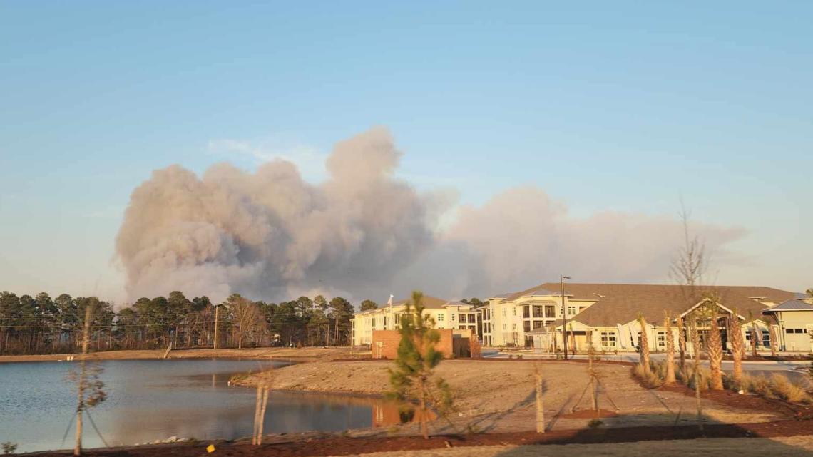 Triad Native in Myrtle Beach Shares Perspective as Wildfires Rage | wfmynews2.com