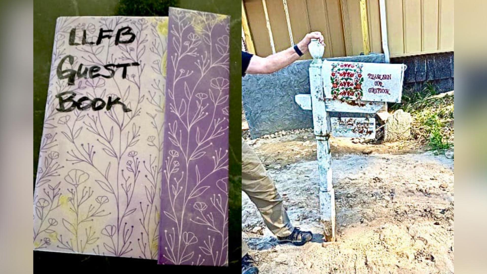 Lake Lure Flowering Bridge guest book found after Helene | wfmynews2.com
