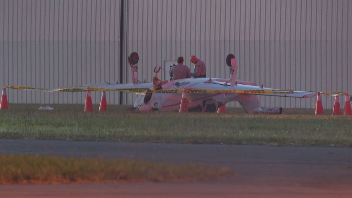 First responders on the scene of a small plane crash in Lexington ...