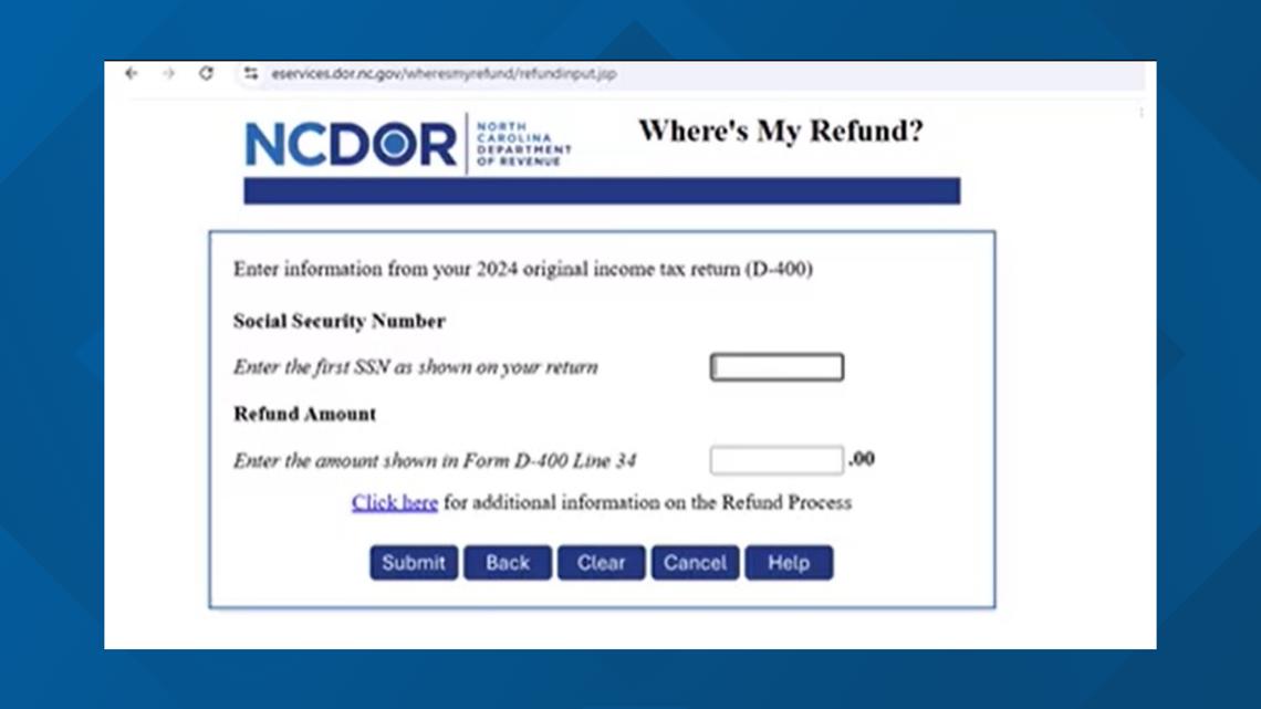 How many North Carolinians are getting a tax refund from the state ...