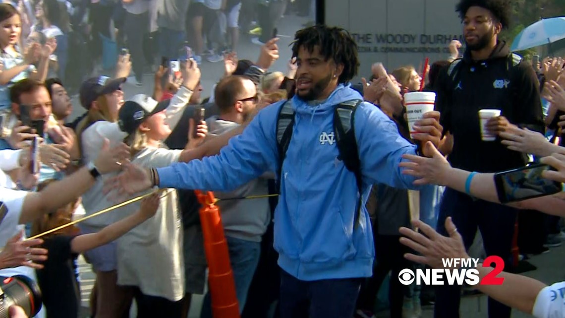 UNC Tar Heels Final Four send-off to New Orleans | wfmynews2.com