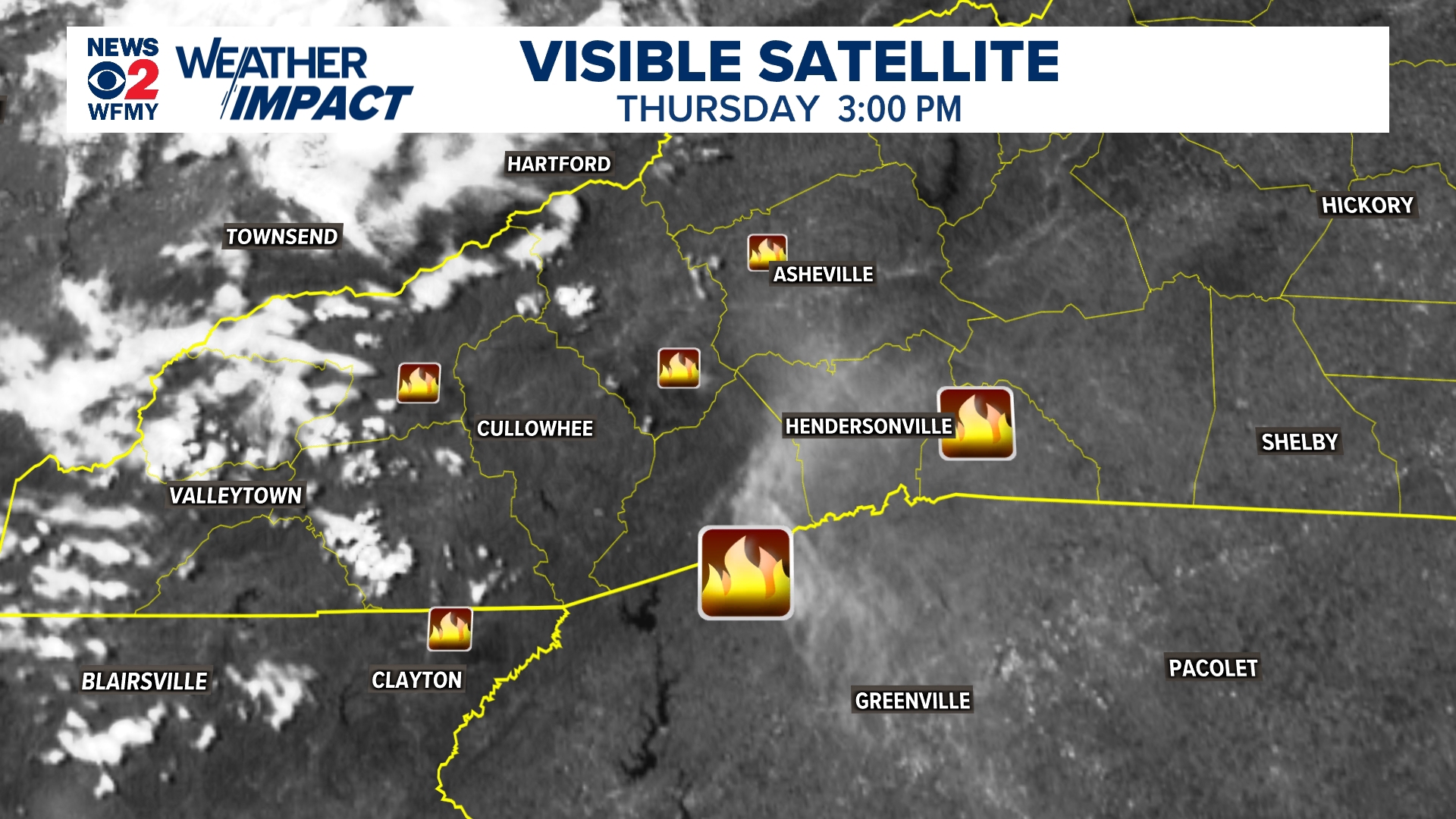 Western wildfires send smoke east toward the weekend | wfmynews2.com