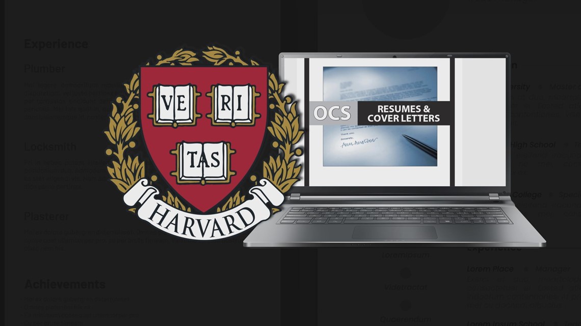 Harvard tips for resumes and cover letters | wfmynews2.com