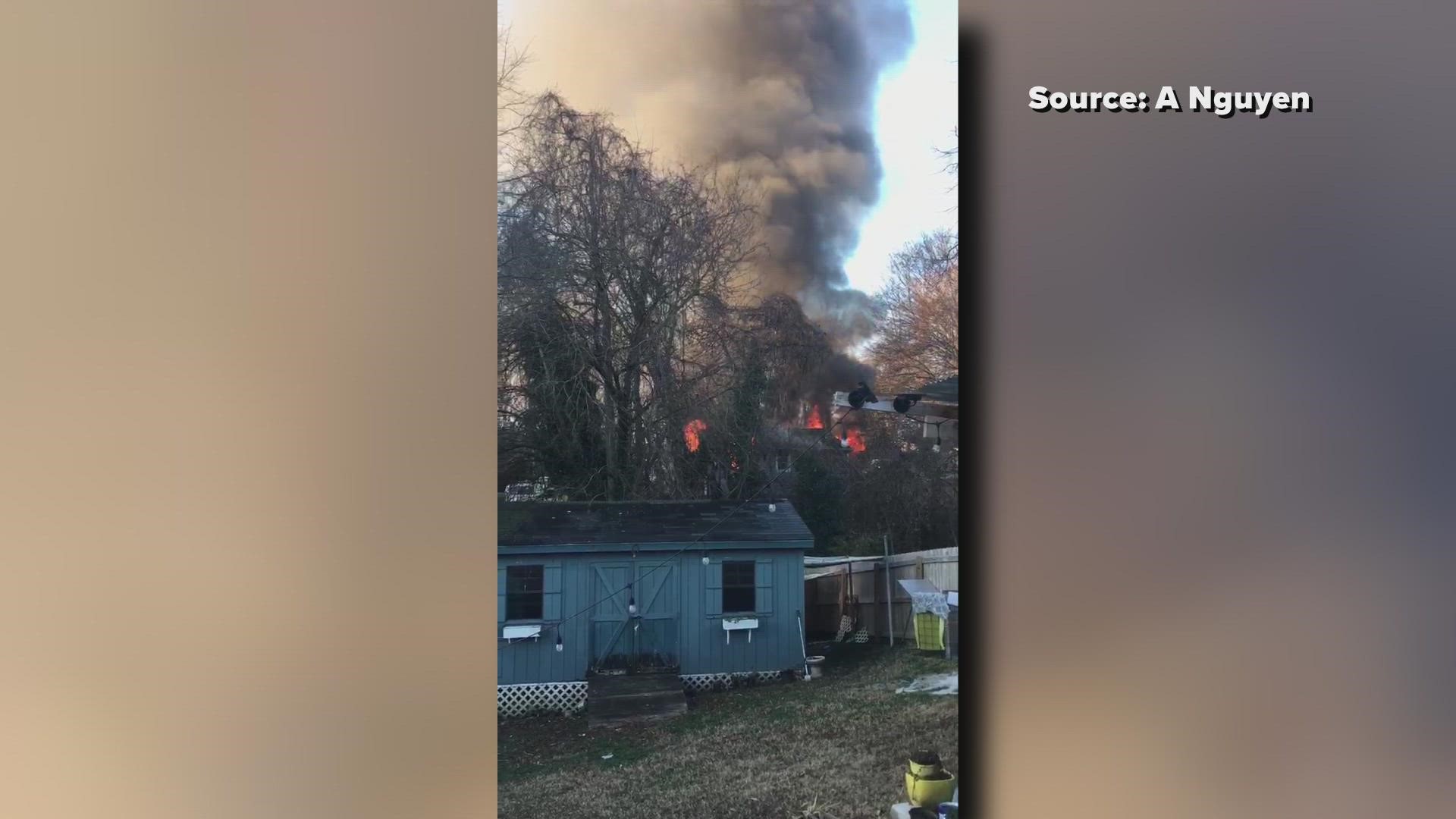 Raw Video: Deadly house fire on Grimsley St. claims the lives of 3 ...