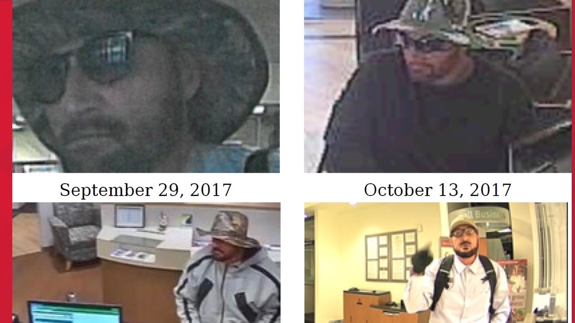 Bank robbery suspect known as 'Chameleon Beard Bandit' arrested ...