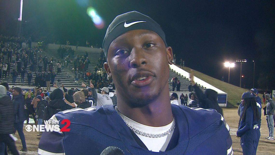 Postgame interviews with Grimsley QB Faizon Brandon and RB Mitchell ...