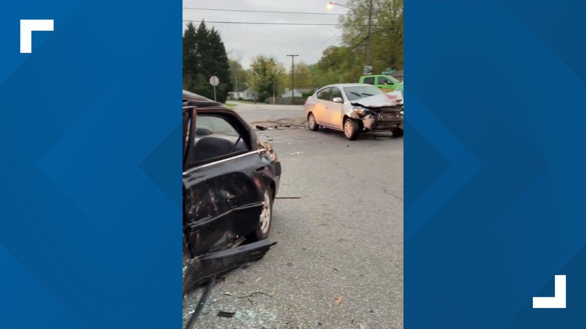 Two-car crash in Winston-Salem | wfmynews2.com