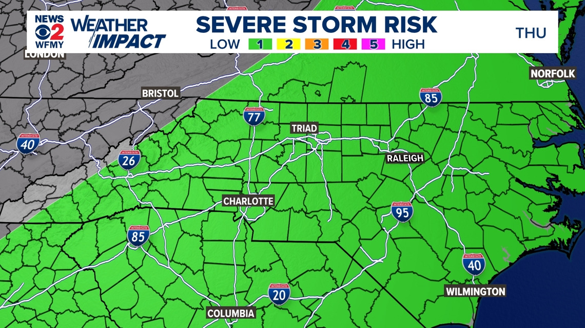 Thunderstorms forecast for Thursday and Friday | wfmynews2.com