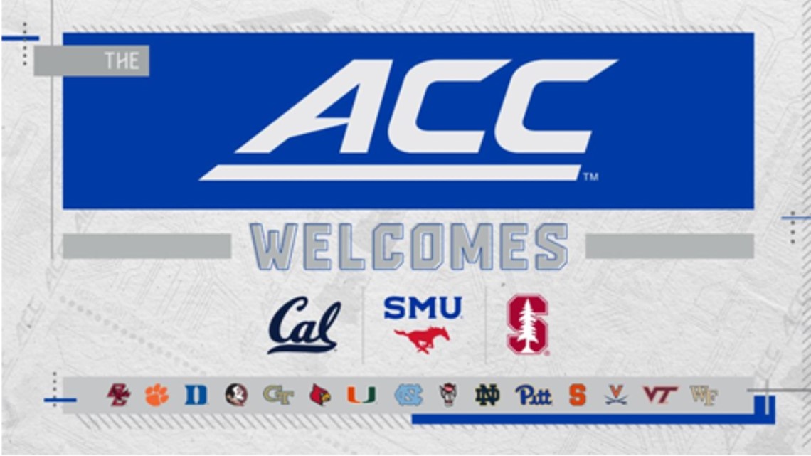 ACC welcomes Cal, Stanford, and SMU; further disbanding Pac-12 ...
