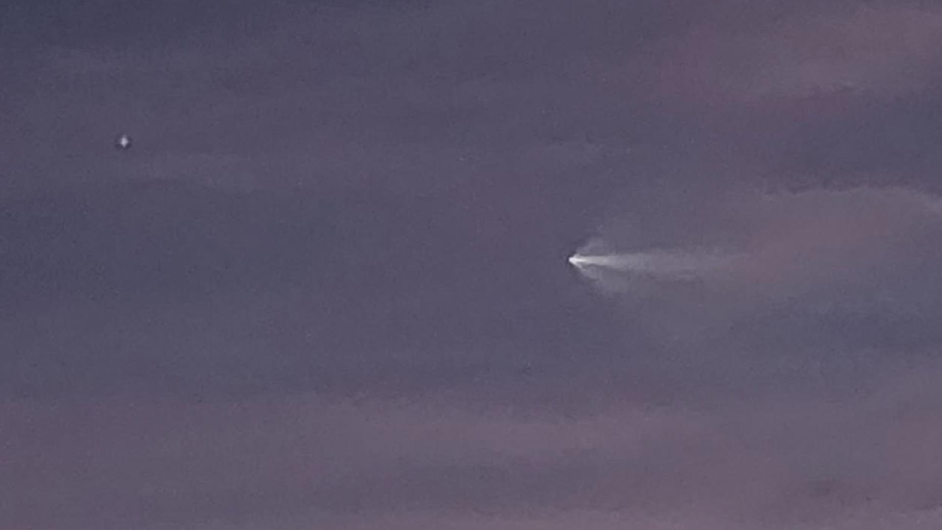 SpaceX rocket visible in Triad area | PHOTOS | wfmynews2.com