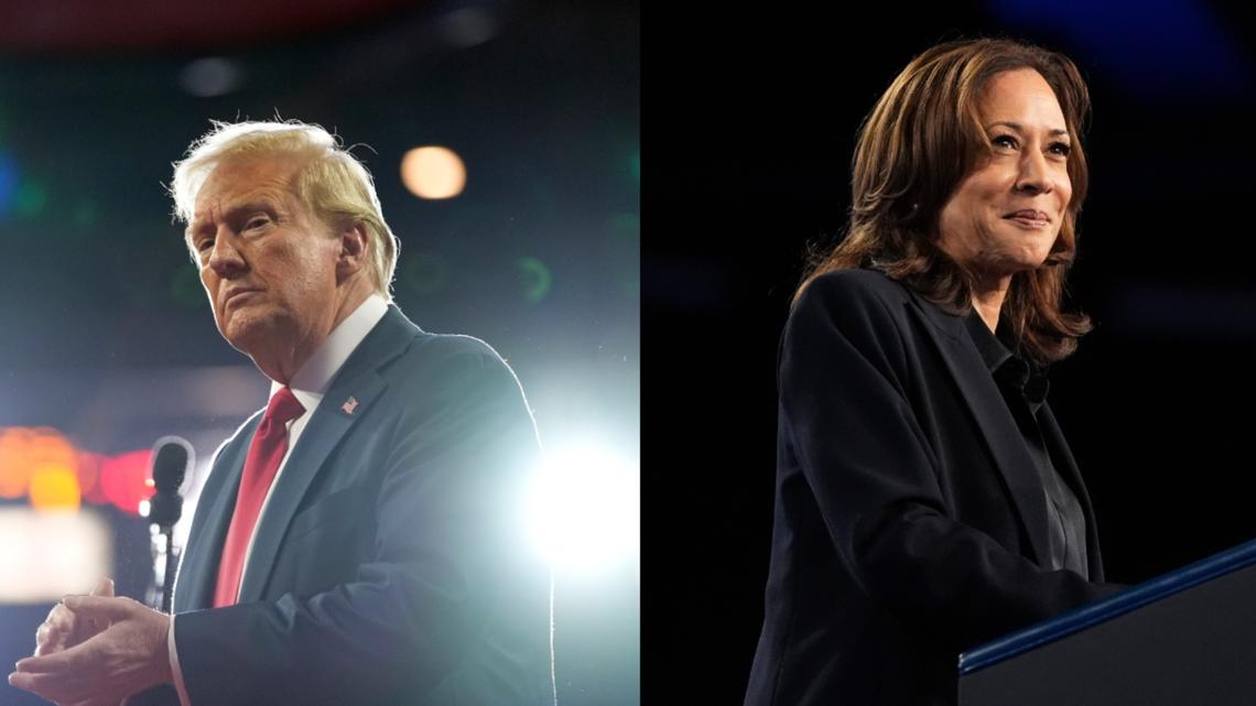 Trump, Harris polls in the swing states | Who's leading? | wfmynews2.com