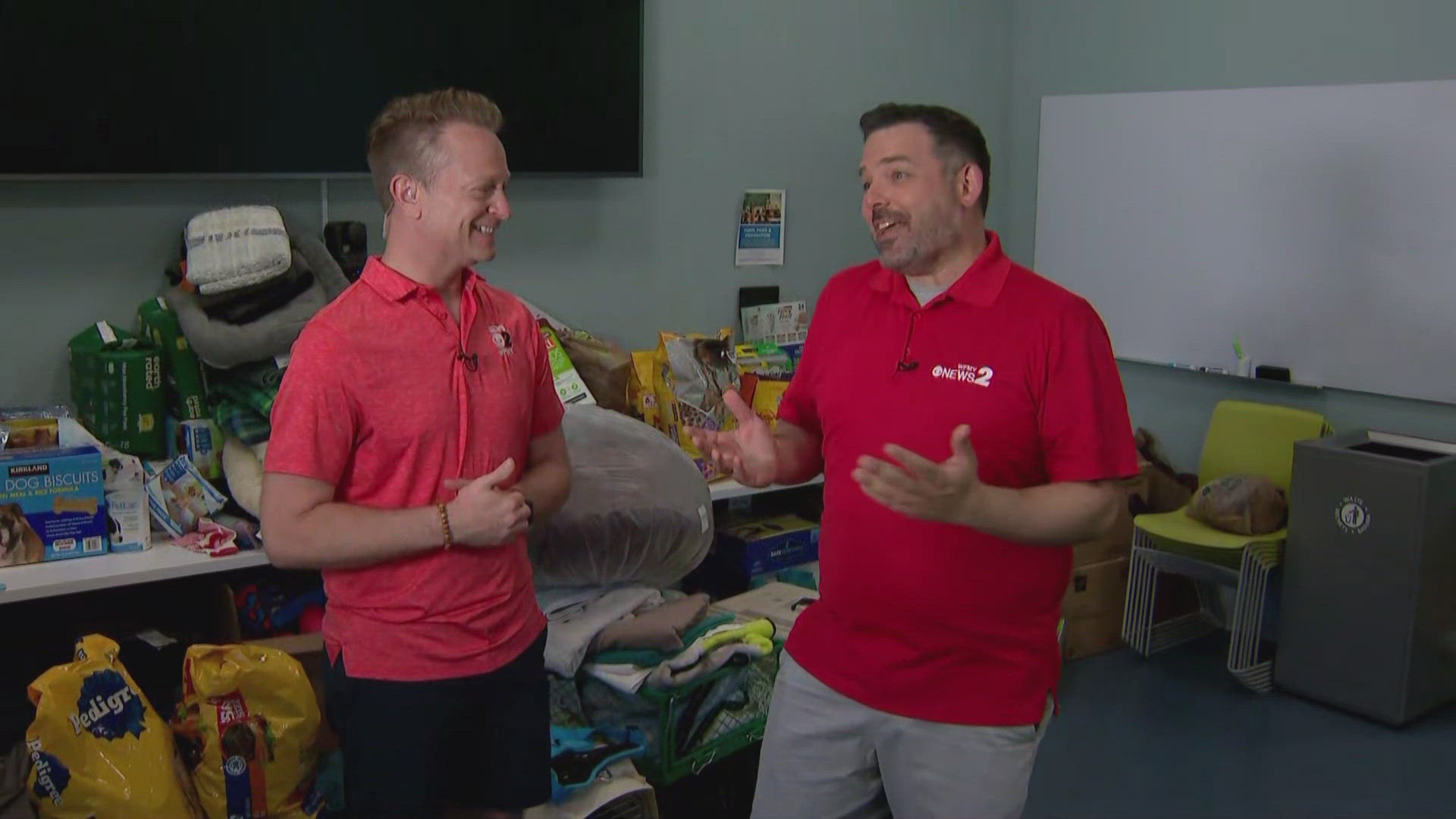 Live look at WFMY News 2 Pet Supply Drive at Guilford County Animal ...