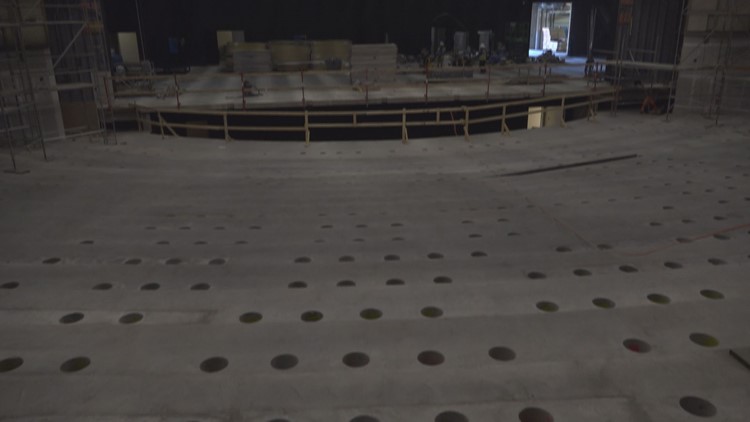 Almost Showtime! Tanger Center taking shape in Greensboro | wfmynews2.com