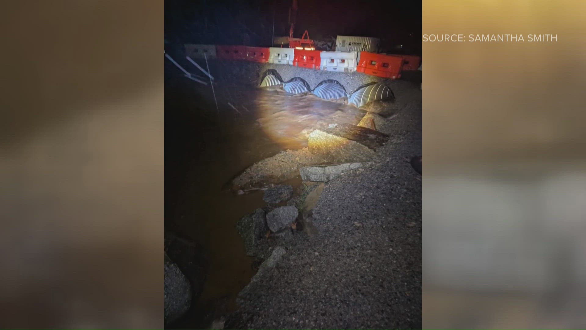Severe flash flooding in Bat Cave causes hazardous driving conditions ...