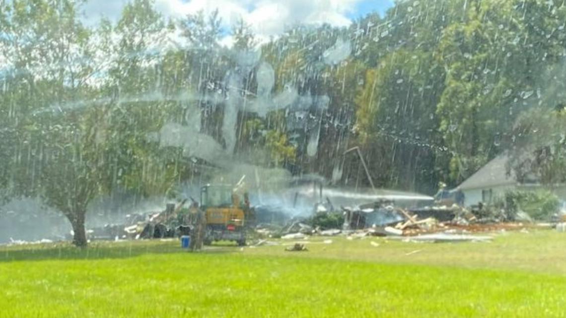 Snow Camp house explodes after propane leak | wfmynews2.com