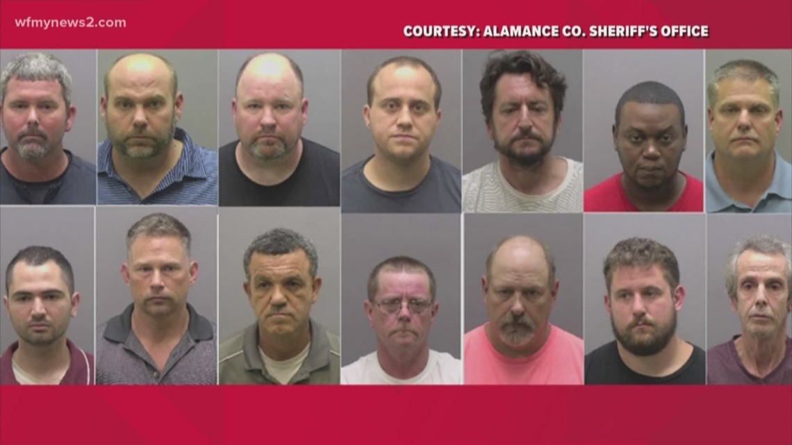 Alamance County Deputies 14 Men Arrested In Prostitution Sting