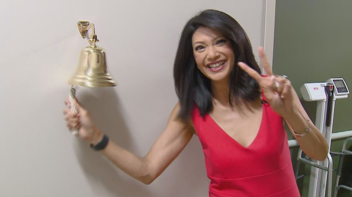 Ring that bell! WFMY News 2's Julie Luck rings the Cancer Survivor's ...