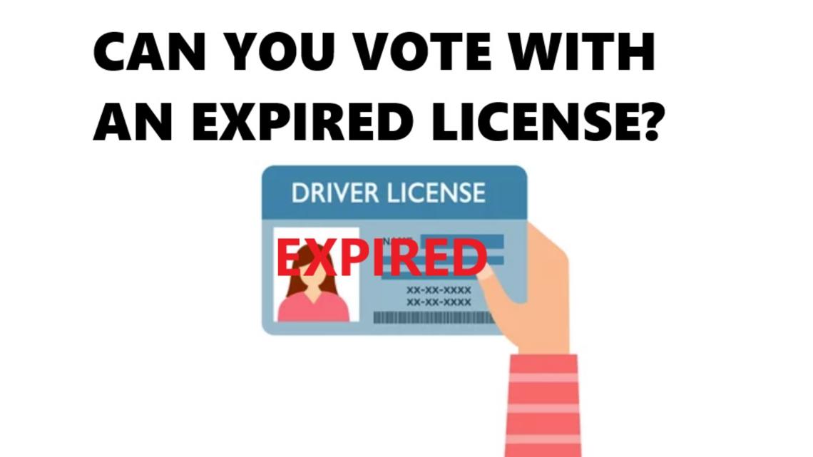 Can you vote with an expired license in NC? | wfmynews2.com