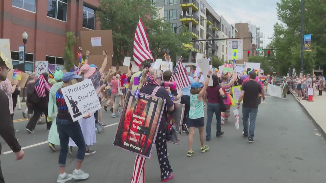 ‘No Kings’ protests held across NC as Triad demonstrators voice ...