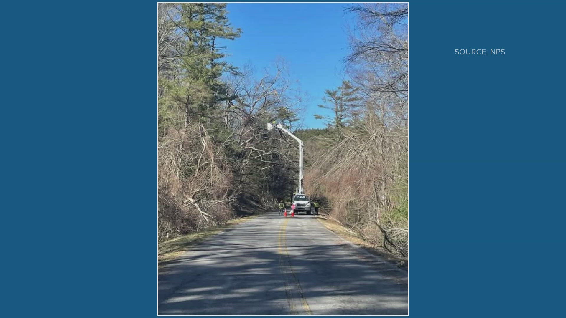 Blue Ridge Parkway cleanup efforts back on track after ice storms ...