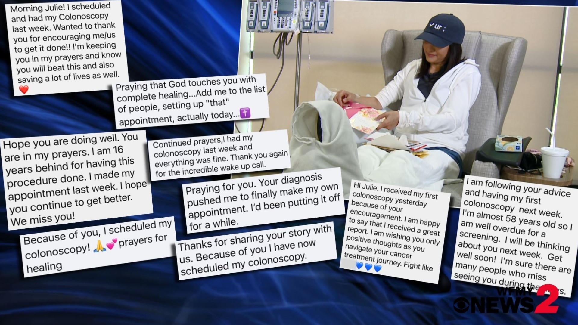 Julie Luck's colon cancer journey: From diagnosis to last chemo ...