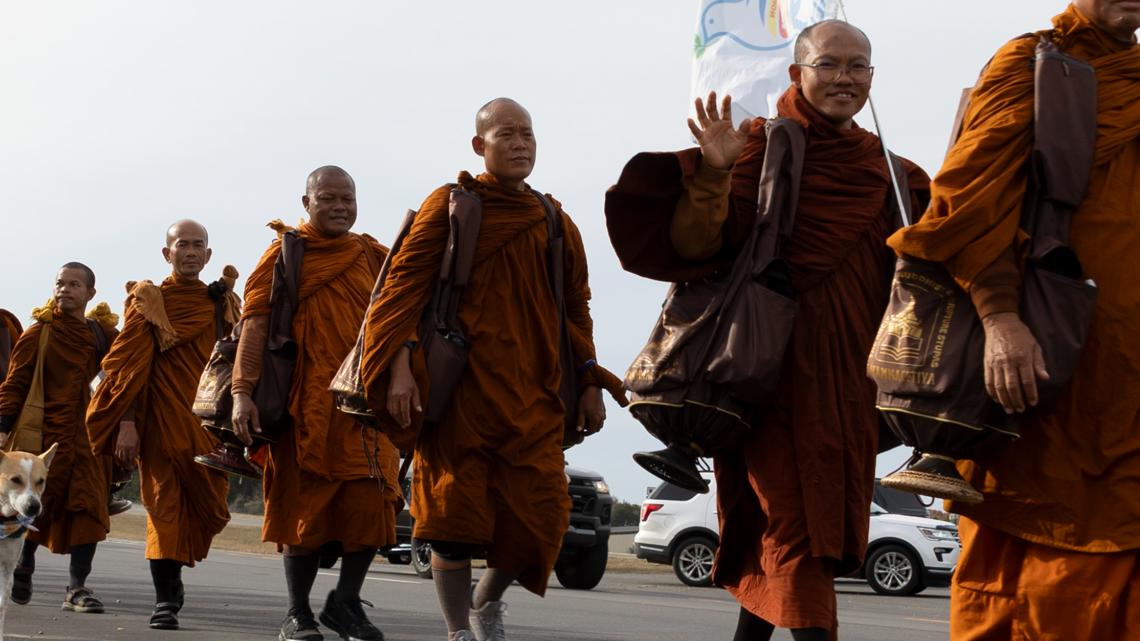Monks expected to walk through Greensboro in January for peace ...