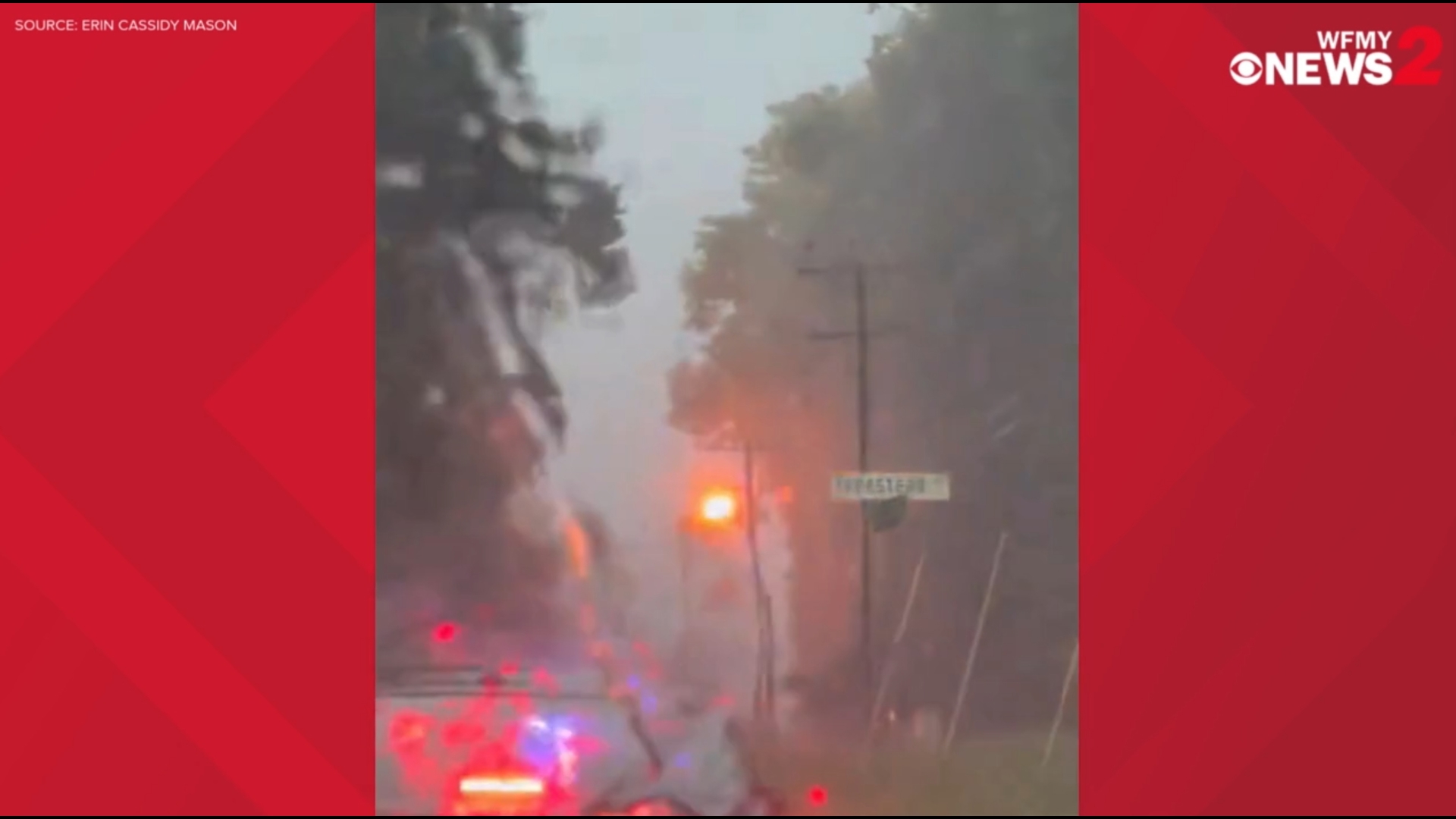 Power line on fire near Old Battleground | wfmynews2.com