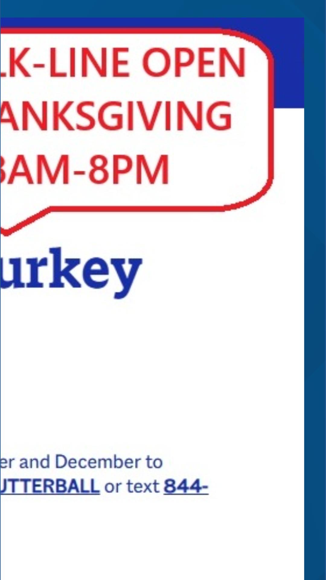 Got a turkey question? The Butterball Talk-Line is open from 8 am to 8 ...