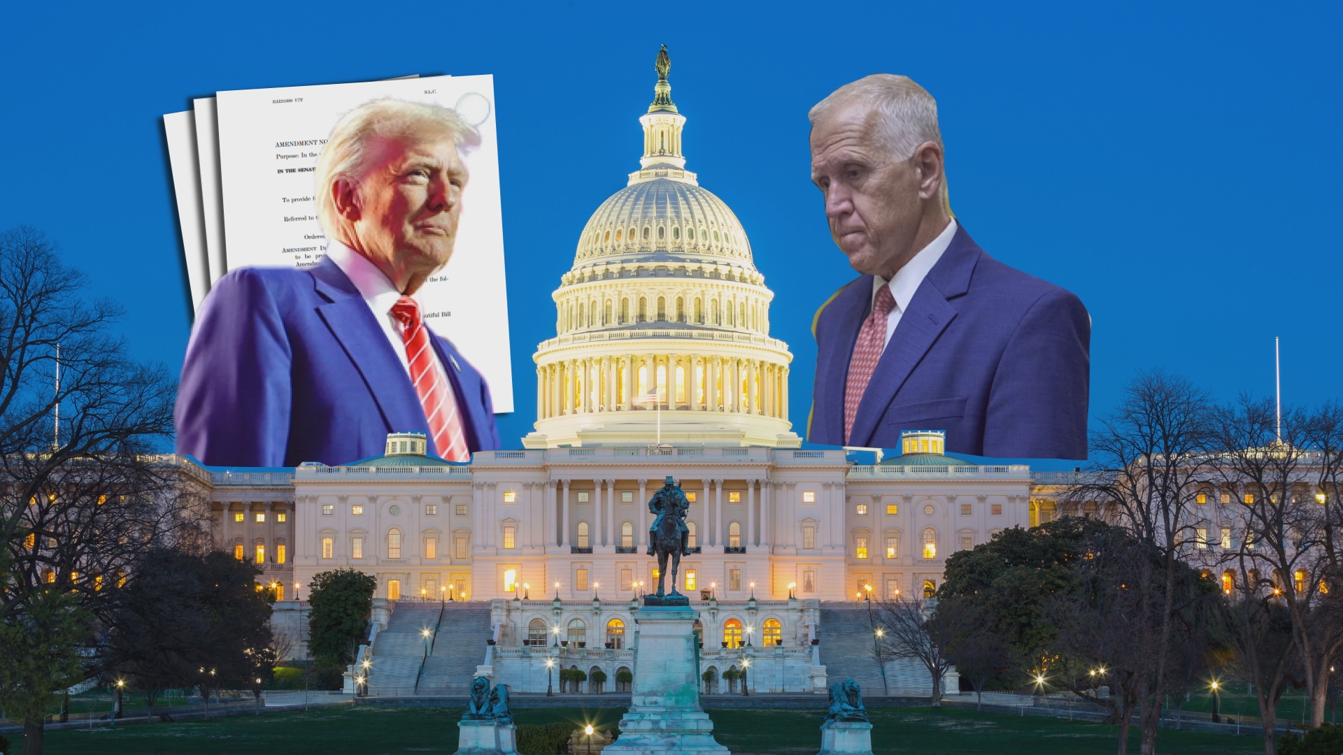 Senator Tillis Warns President Trump's Tax Bill Could End Medicaid ...