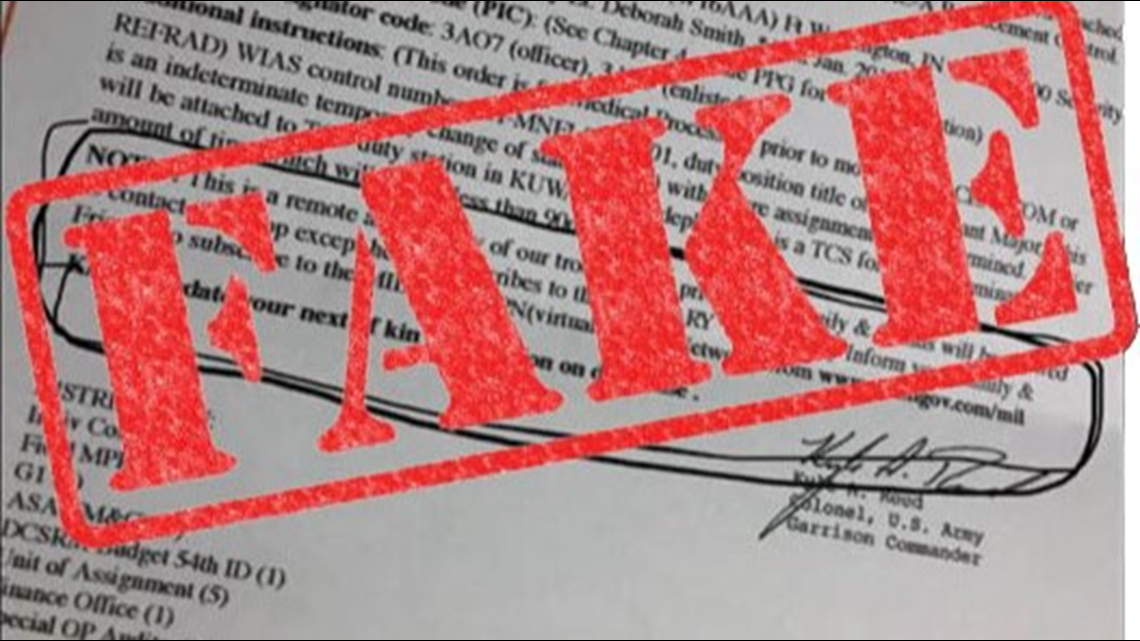Warning: Fake Deployment Letter Scam Targeting Soldiers at Fort Bragg ...