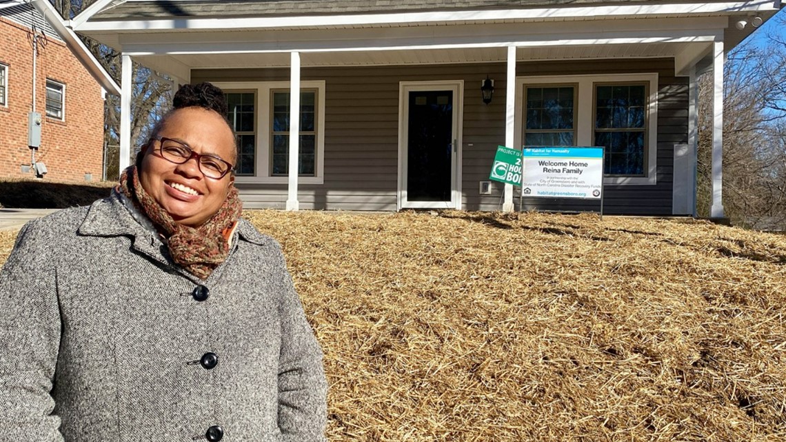 Greensboro woman gets new home from Habitat for Humanity | wfmynews2.com