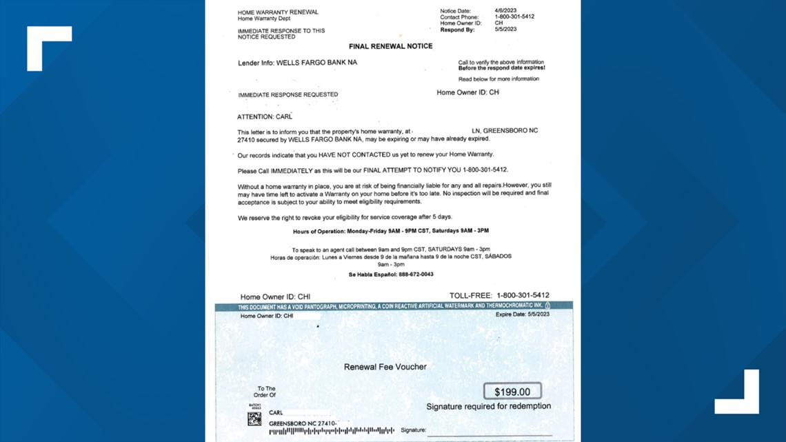 NC BBB warns of misleading letter & check in the mail | wfmynews2.com