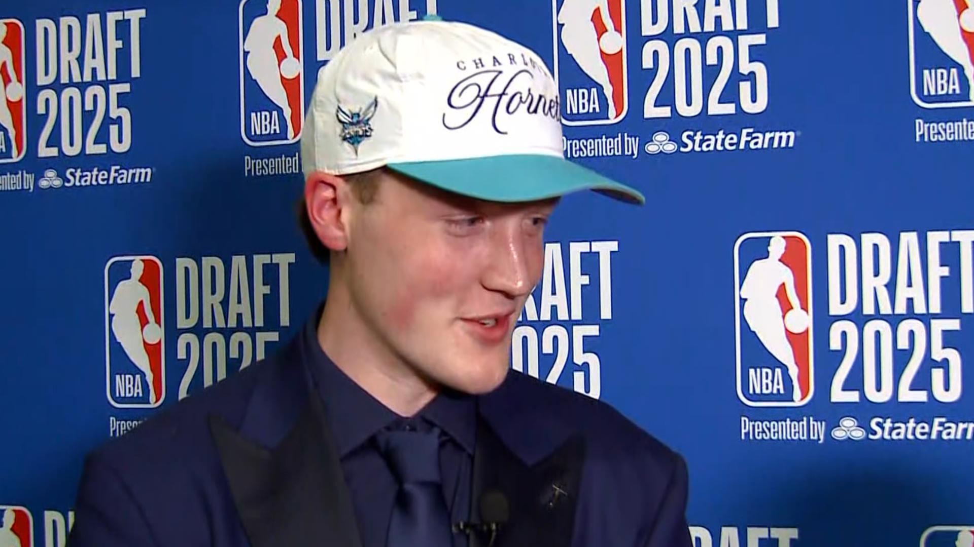 Hornets take Duke's Kon Knueppel with No. 4 pick in NBA Draft | wfmynews2.com