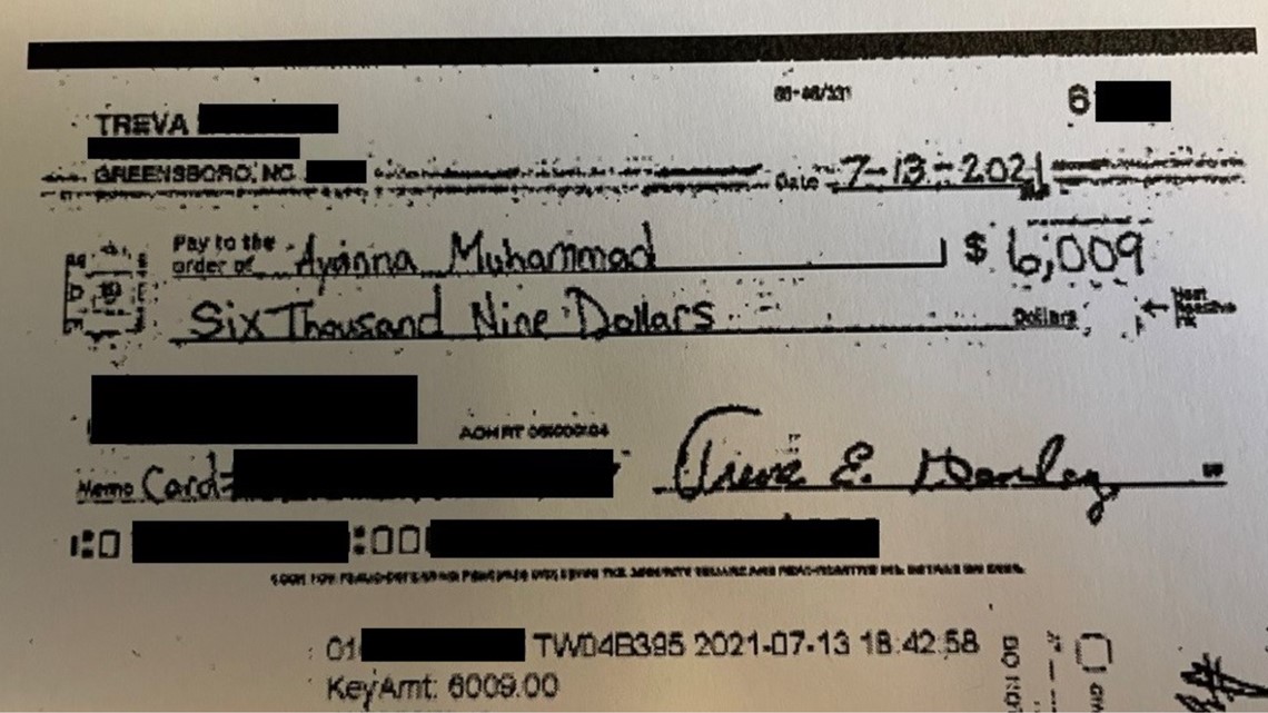 Check Fraud: Greensboro woman out $6,000 thanks to a thief | wfmynews2.com
