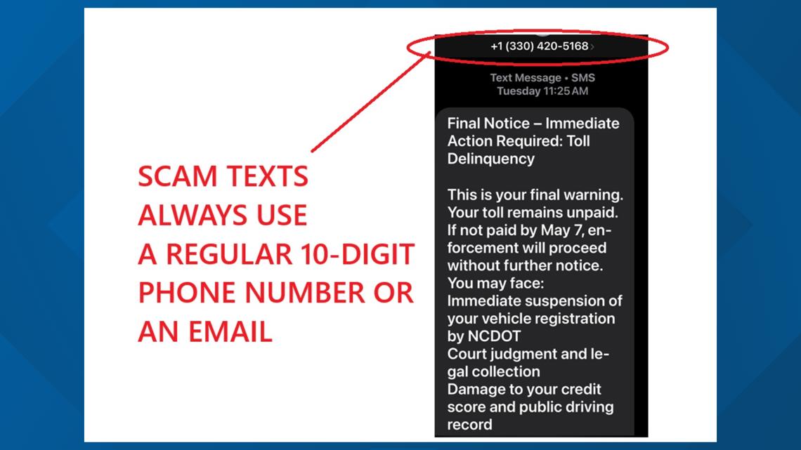 NC Attorney General: Fake toll text money is used for gambling ...