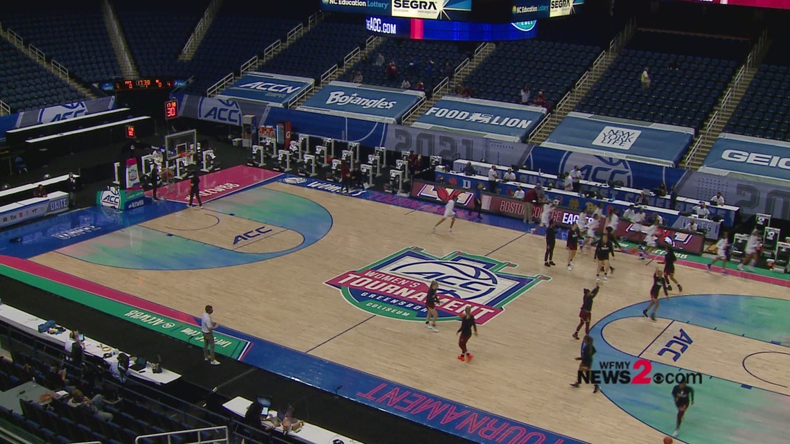 RAW: Fans turn out to the Greensboro Coliseum for the Women's ACC ...
