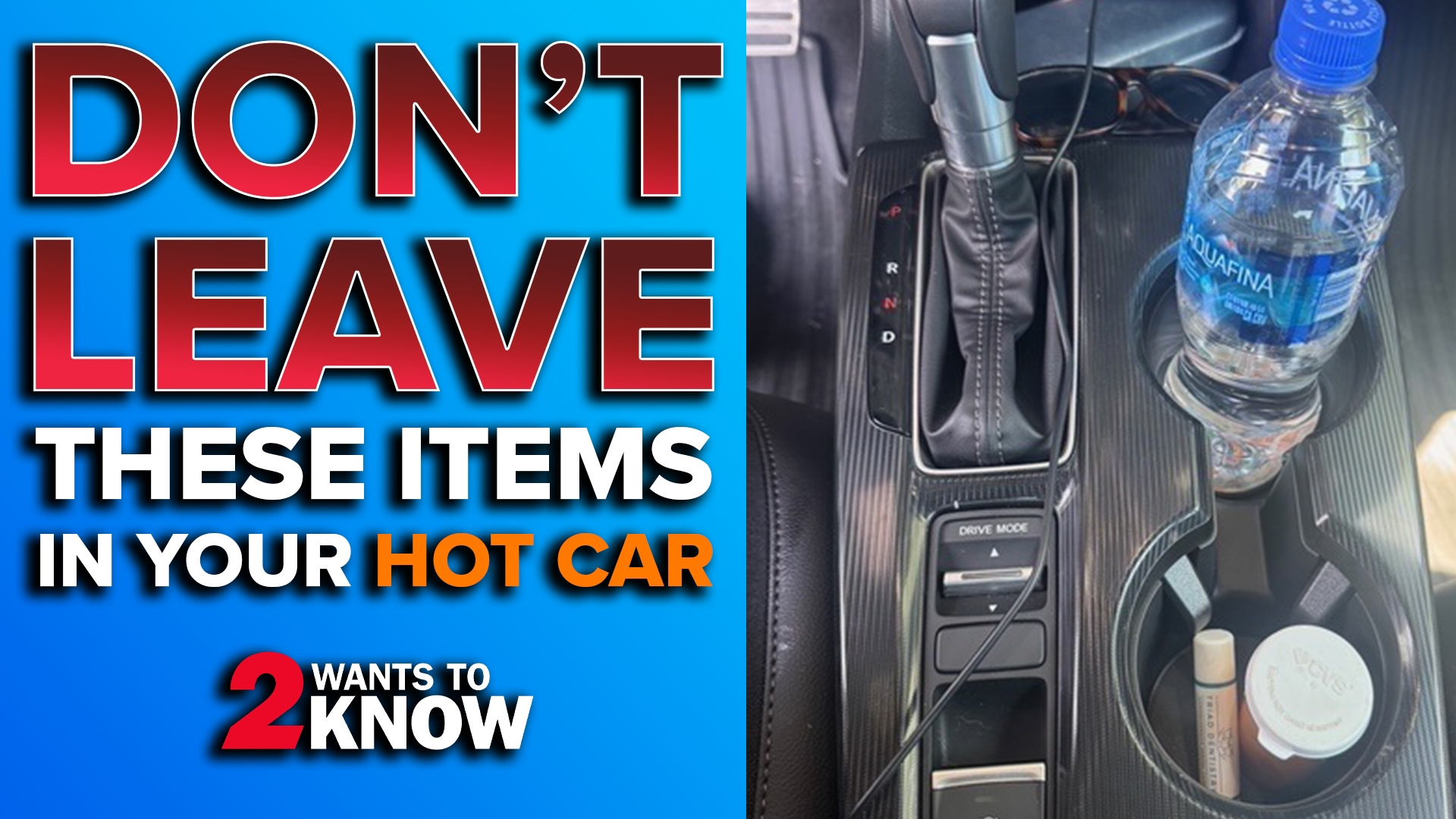 Hot weather impact: Items you shouldn't keep in your hot car ...