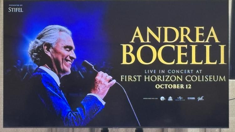 Andrea Bocelli coming to First Horizon Coliseum in Greensboro for ...