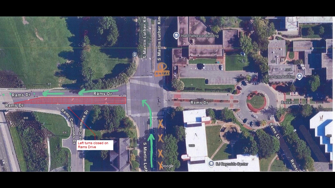 MLK Jr. Drive in Winston-Salem closes for sewer work | wfmynews2.com