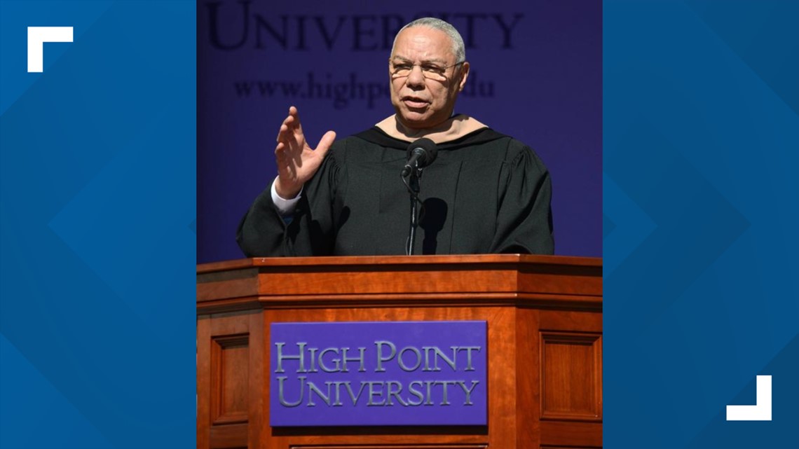 HPU remembers Colin Powell, 2014 commencement speech | wfmynews2.com