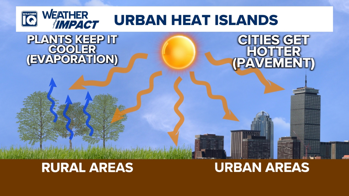 Urban heat Islands: Cities stay hotter than rural areas | wfmynews2.com