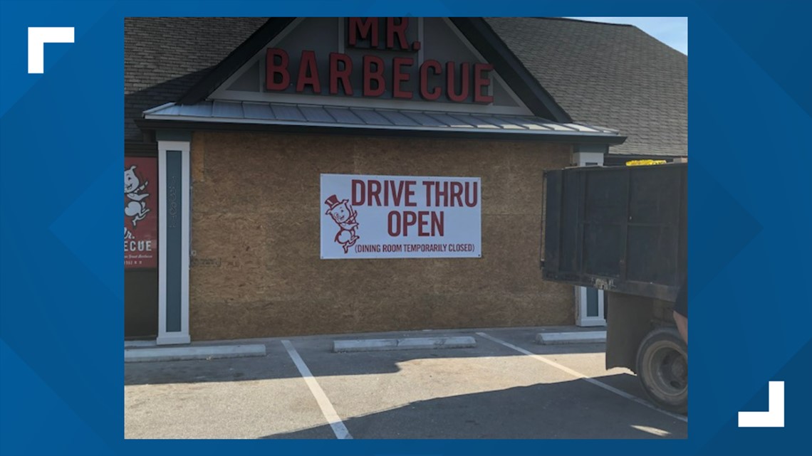 Mr. Barbecue drive-thru open, dining room closed amid repairs ...
