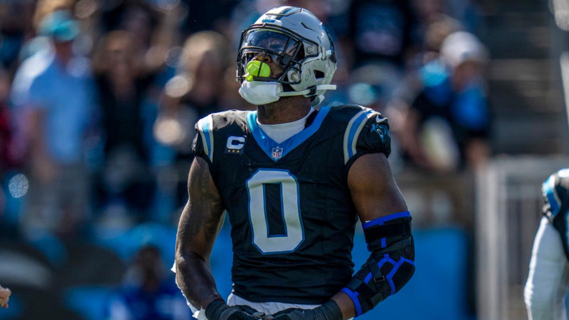 Giants acquiring star rusher Brian Burns from the Panthers, AP sources ...