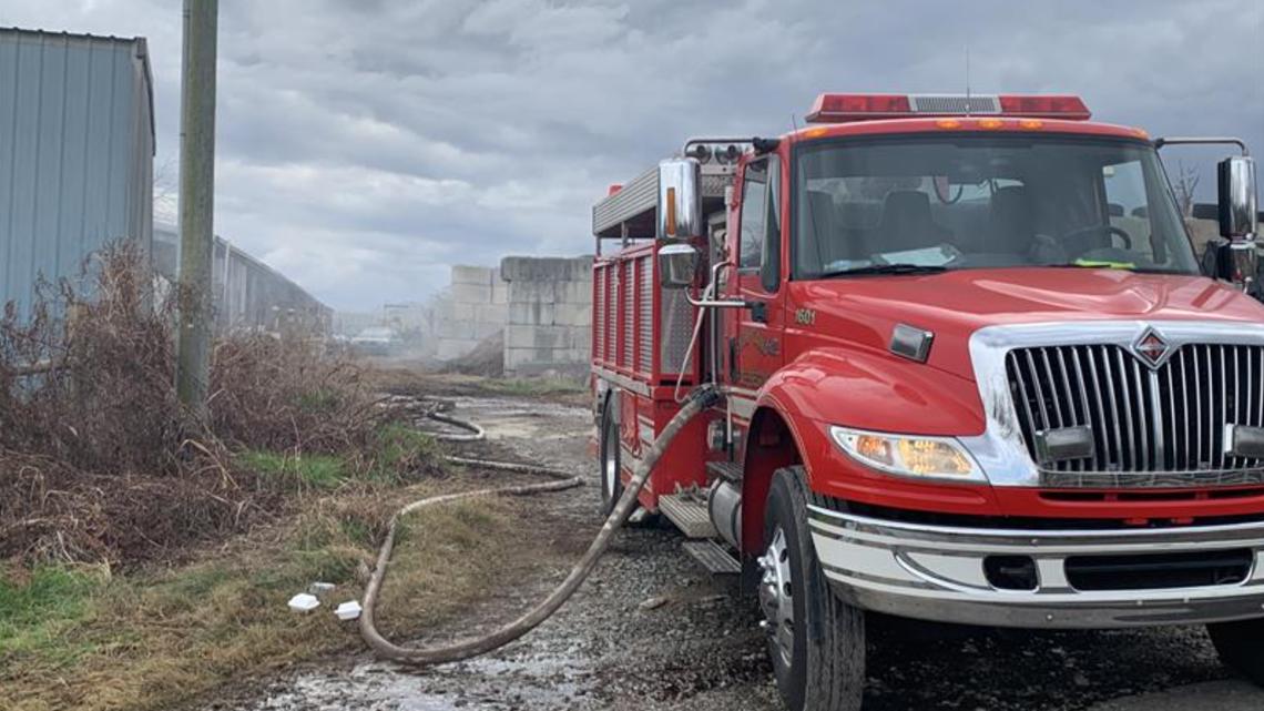 Hundreds of bales of hay burned in Fogleman Dairy Farm fire | wfmynews2.com