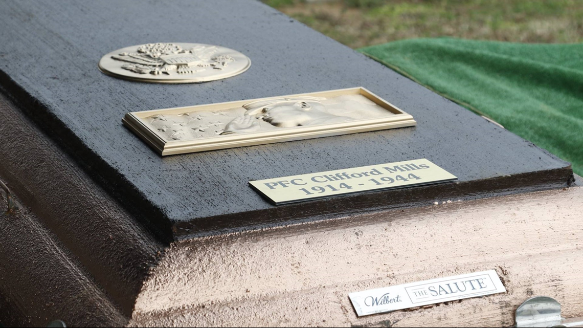 Killed 75 Years Ago During WWII, 82nd Airborn Soldier PFC Clifford Mills is finally laid to rest ...