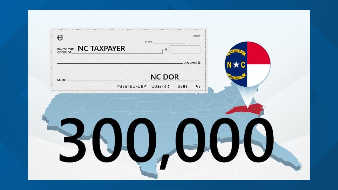 NC delays printing and mailing tax refund checks to 300,000 people ...