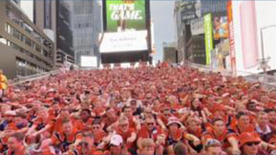Fans of Team Norway take over Times Square | wfmynews2.com