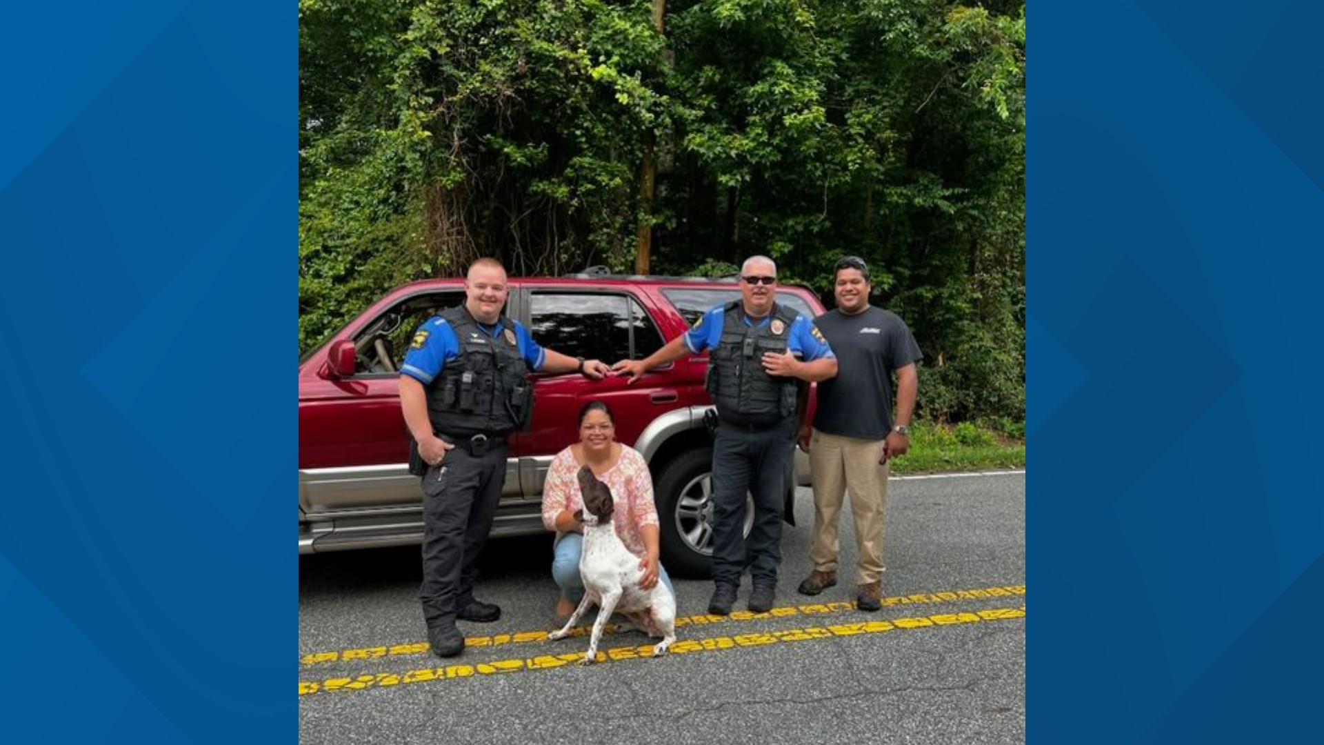 High Point police rescue dog who ran away | wfmynews2.com