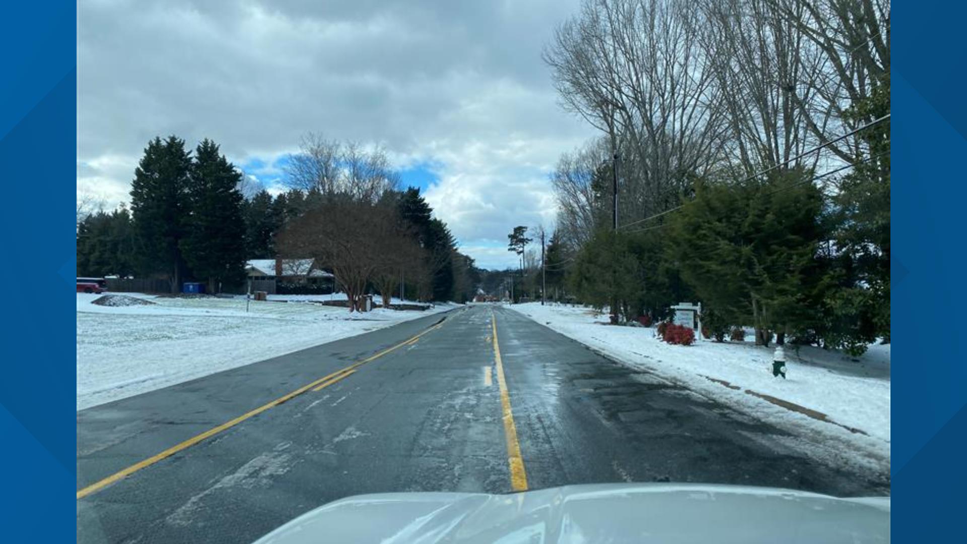 Live Updates: Refreezing overnight could cause issues on roads ...