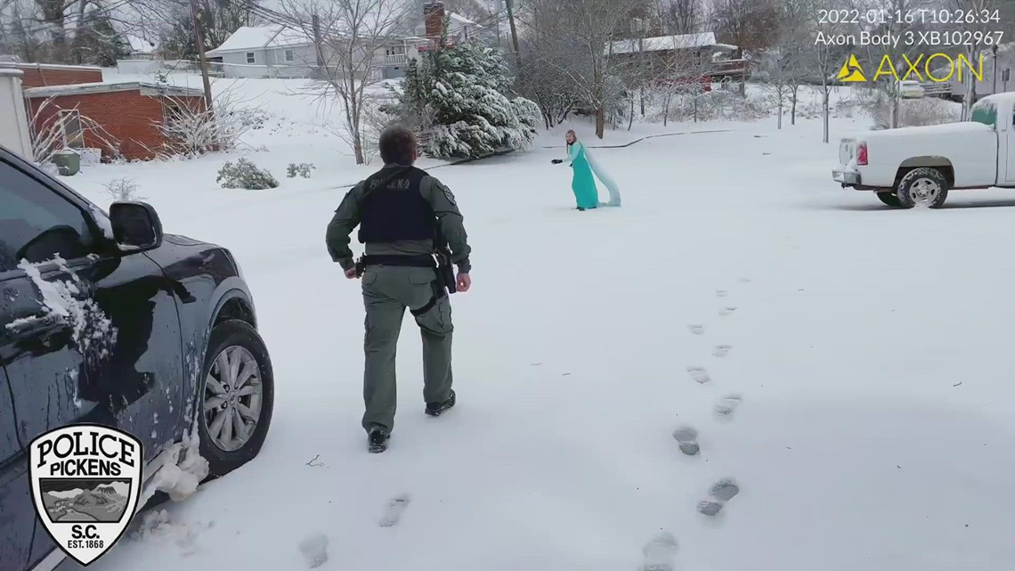 Pickens Police Department shared this rare footage chasing Elsa in the ...